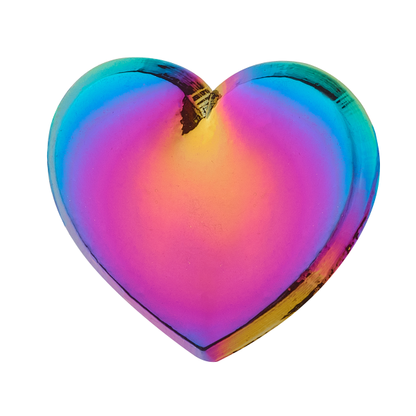 Heart Pin Badge - Made by Cooper