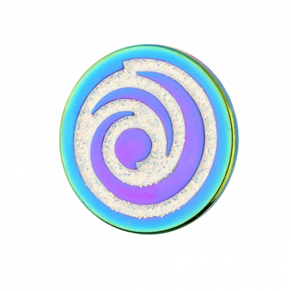 Rainbow Plated Badges - Made by Cooper