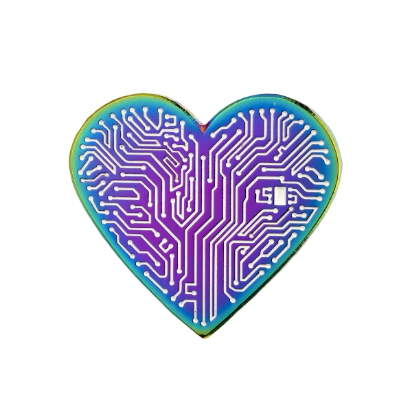 Rainbow Plated Badges - Made by Cooper